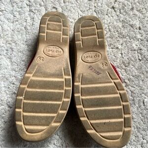 Fly Flot | Shoes | Fly Flot Cherry Red Suede Antislip Antishock Slip On ...